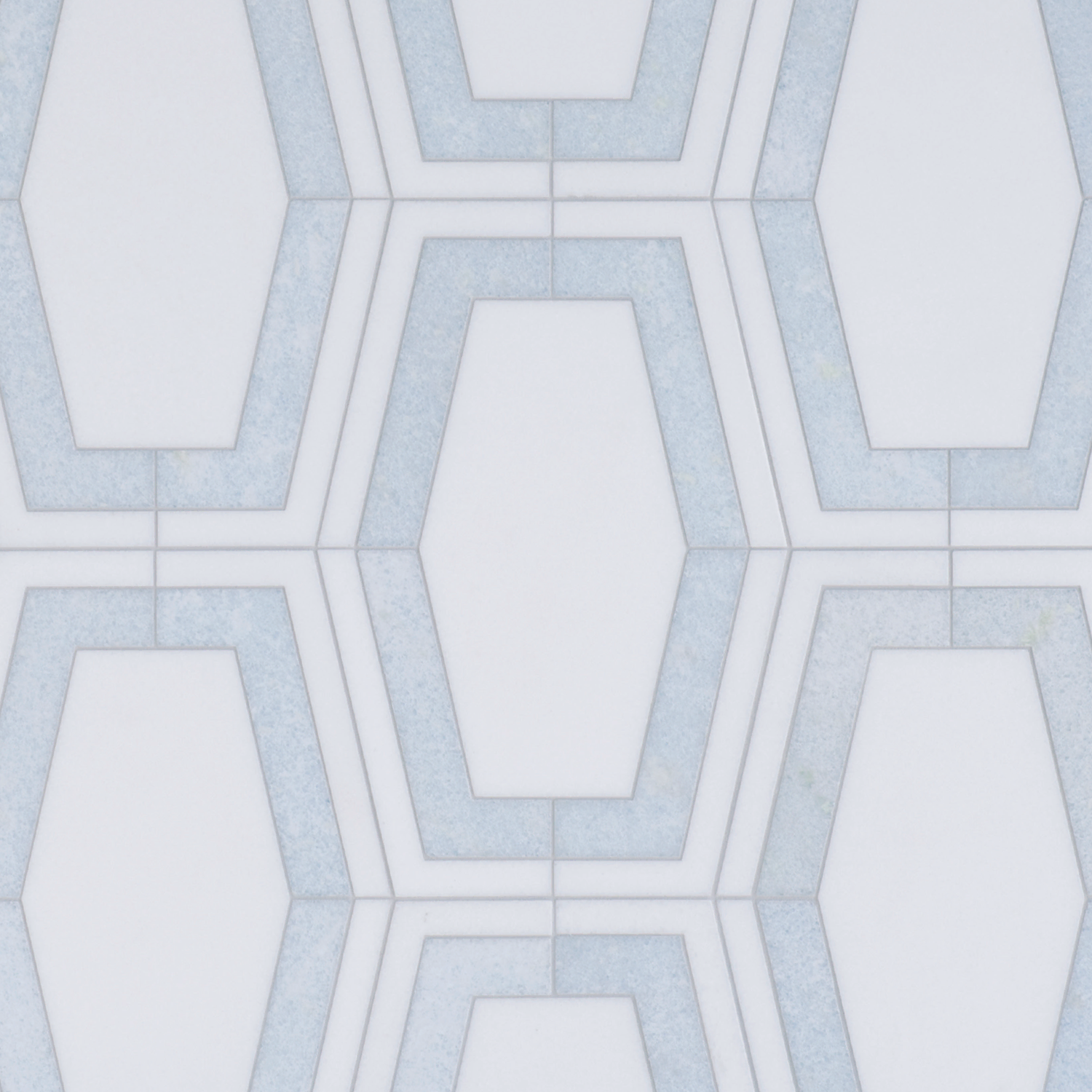 SM Claremont Thassos/Blue Celeste | Designer Floors of Houston