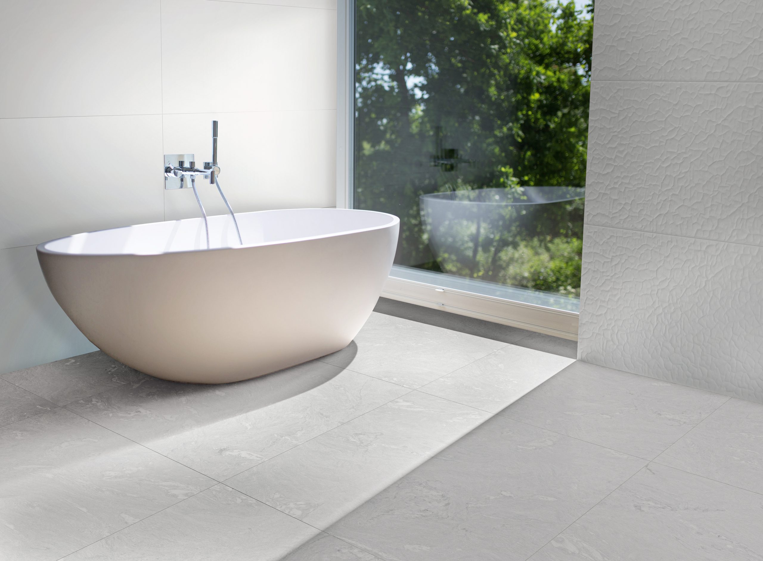 GROOVE 18” X 48” SNOW (M) | Designer Floors of Houston