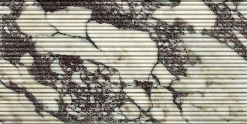 Calacatta Viola Honed Thin Fluted Marble Tile | Designer Floors of Houston