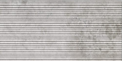Silver Shadow Honed Thin Fluted Marble Tile | Designer Floors of Houston
