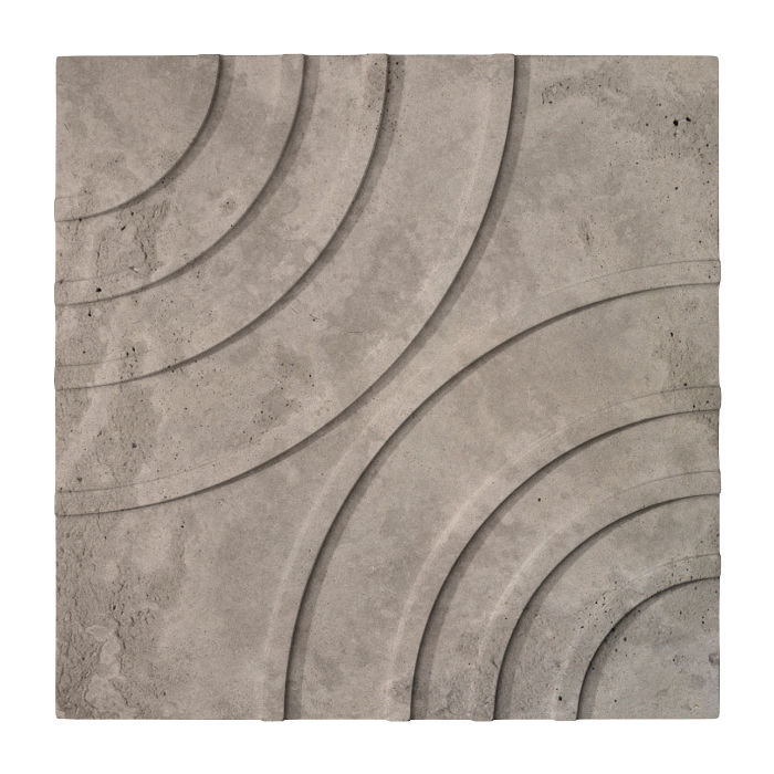 3D Concrete Target Wall Panel | Designer Floors of Houston