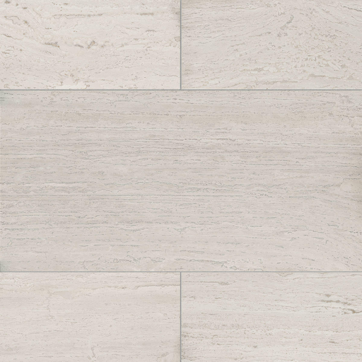 Birch White Travertine Tile Vein Cut Filled Honed 16" X 32" X 3/8 ...
