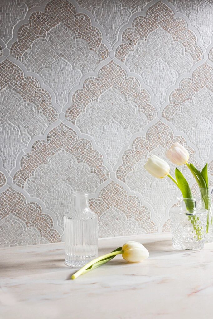 Bringing Pantone's Cloud Dancer into Tile & Flooring Designs